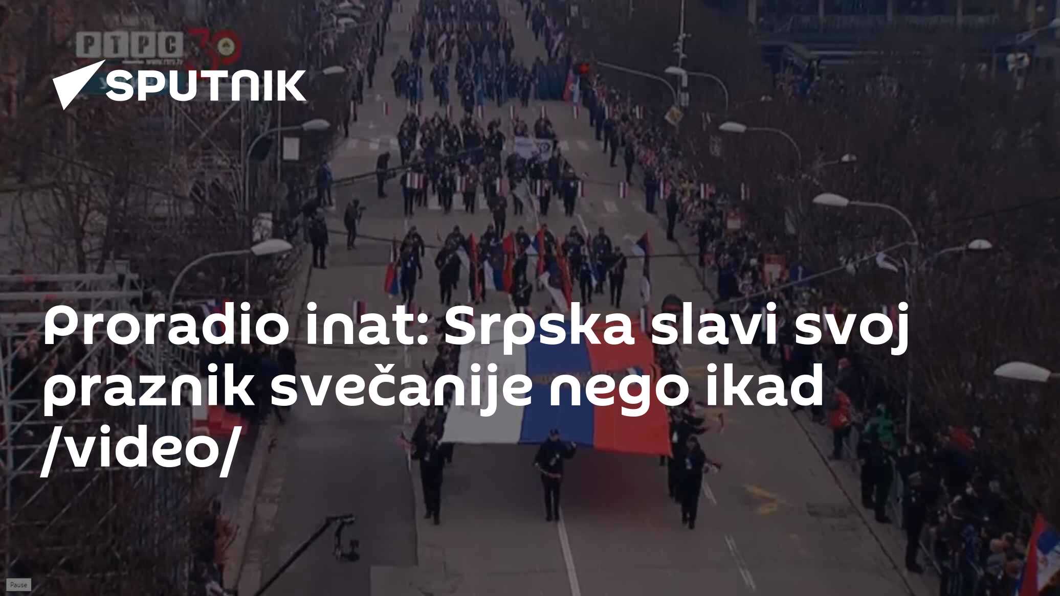 Proradio inat: Srpska slavi svoj praznik svečanije nego ikad /video ...