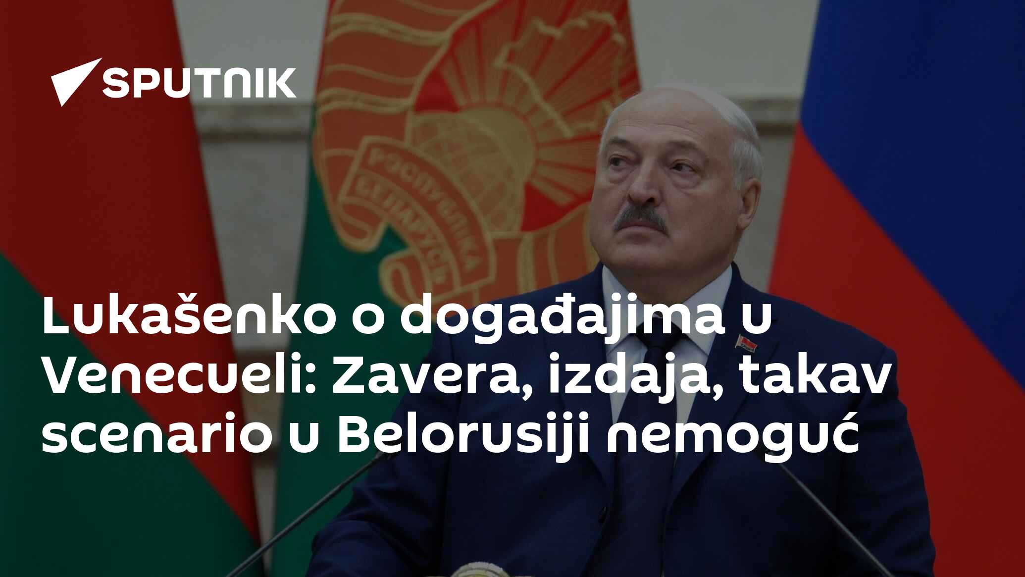 Lukašenko o događajima u Venecueli: Zavera, izdaja, takav scenario u ...