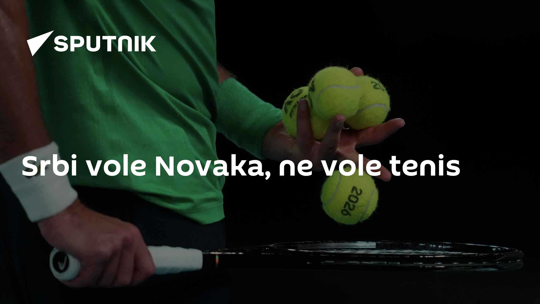 Srbi vole Novaka, ne vole tenis - 11.02.2026, Sputnik Srbija