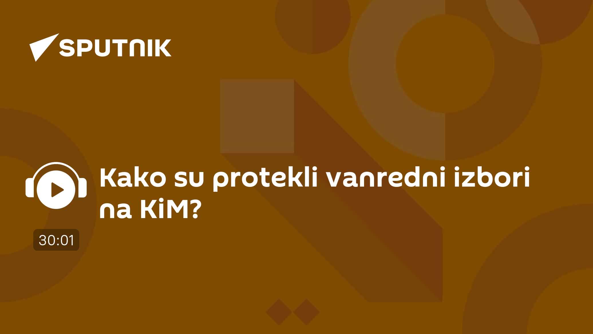 Kako su protekli vanredni izbori na KiM? - 08.06.2026, Sputnik Srbija